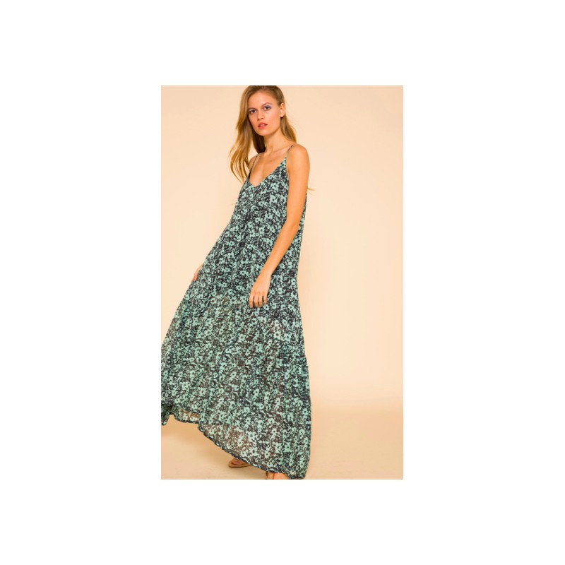 Robe longue Modetrotter - Kelso bleu
